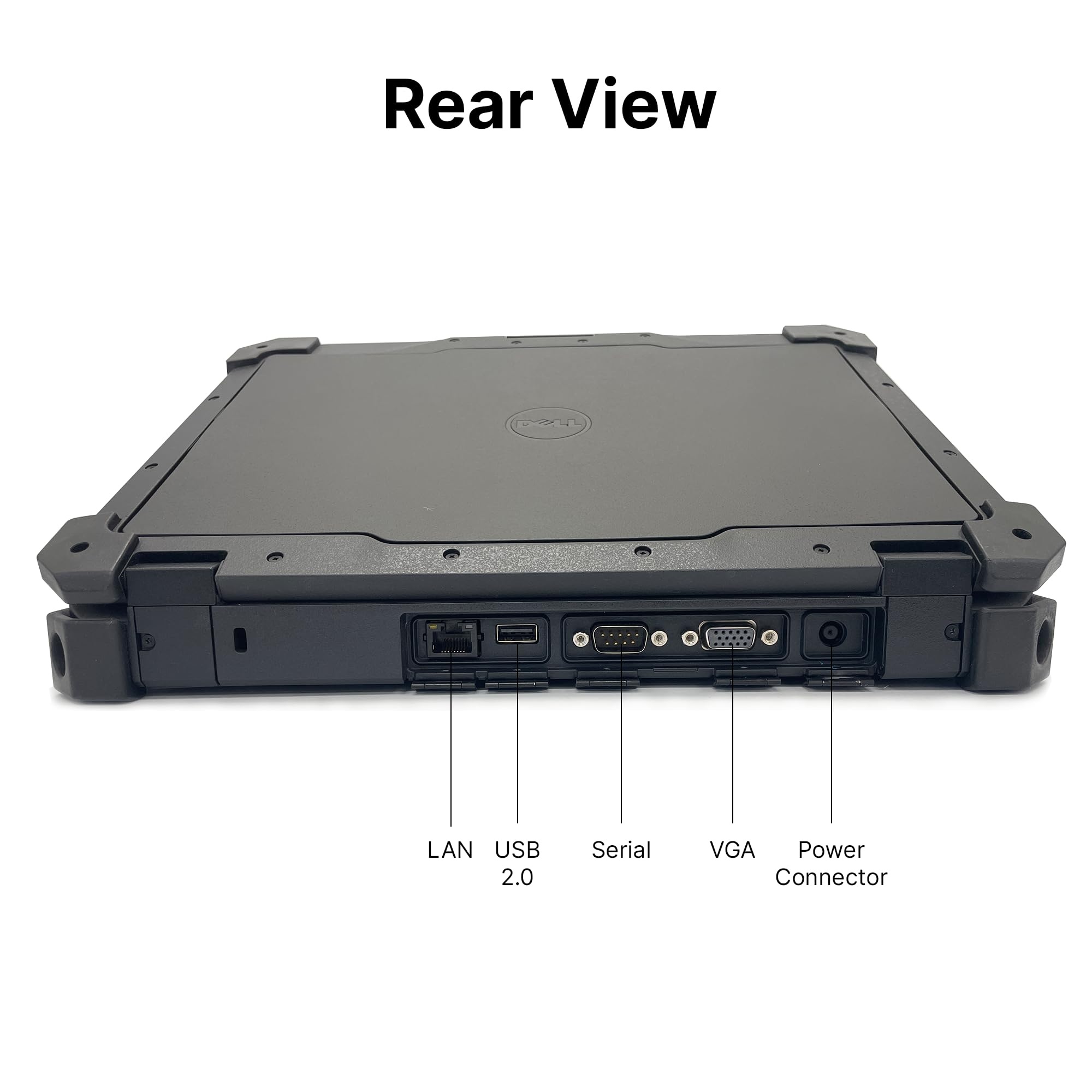 Dell Latitude 12 7204 Rugged Extreme Tablet PC - 11.6" - Wireless LAN - Intel Core i5 i5-4300U 1.90 GHz - Black Non- Touch (Renewed)