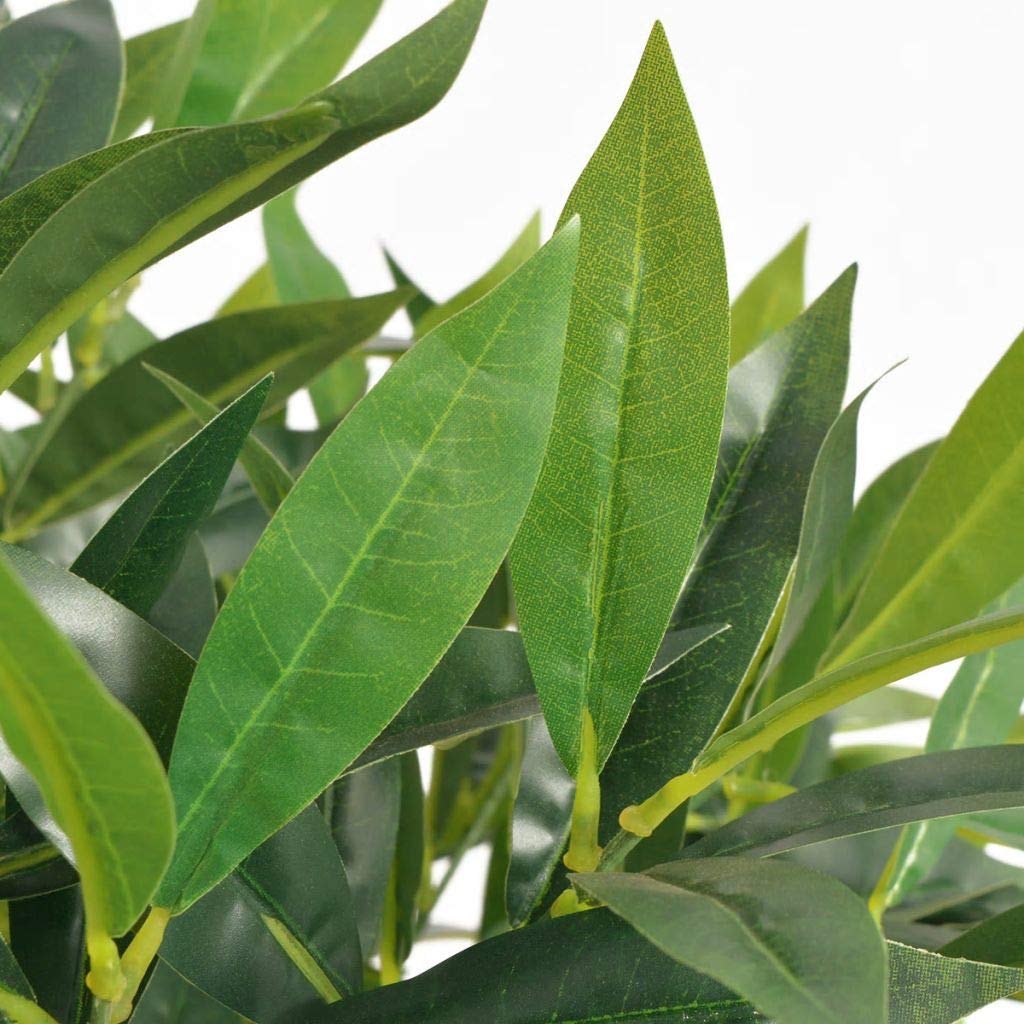 Daonanba Artificial Bay Tree Office Decorative Plant with Pot