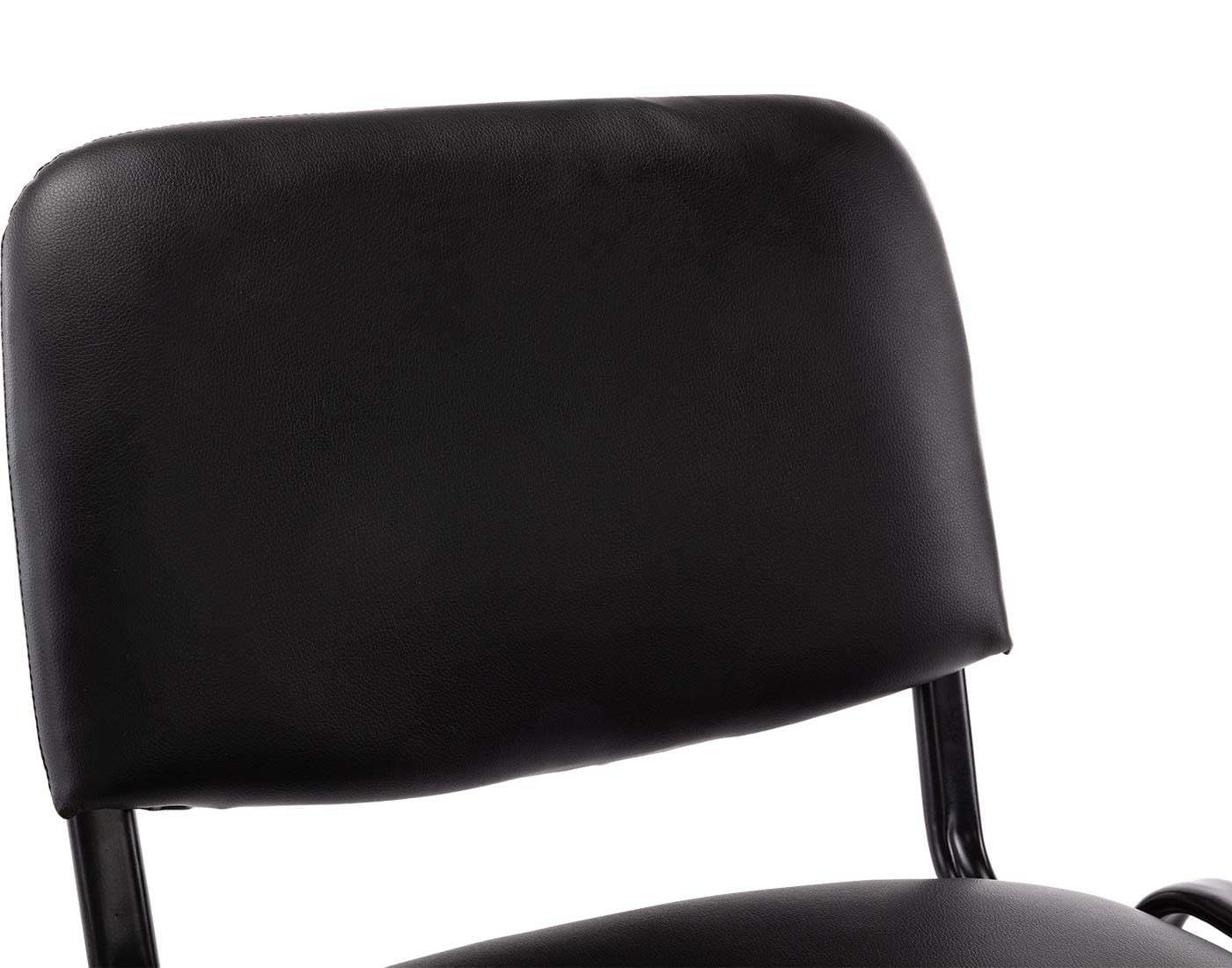 DM Furniture Conference Chairs, 5 Pack Stackable Reception Chairs PU Leather Guest Chairs for Events, Office, Reception Area, Hotel, Hall, Community Centers, Home, Set of 5