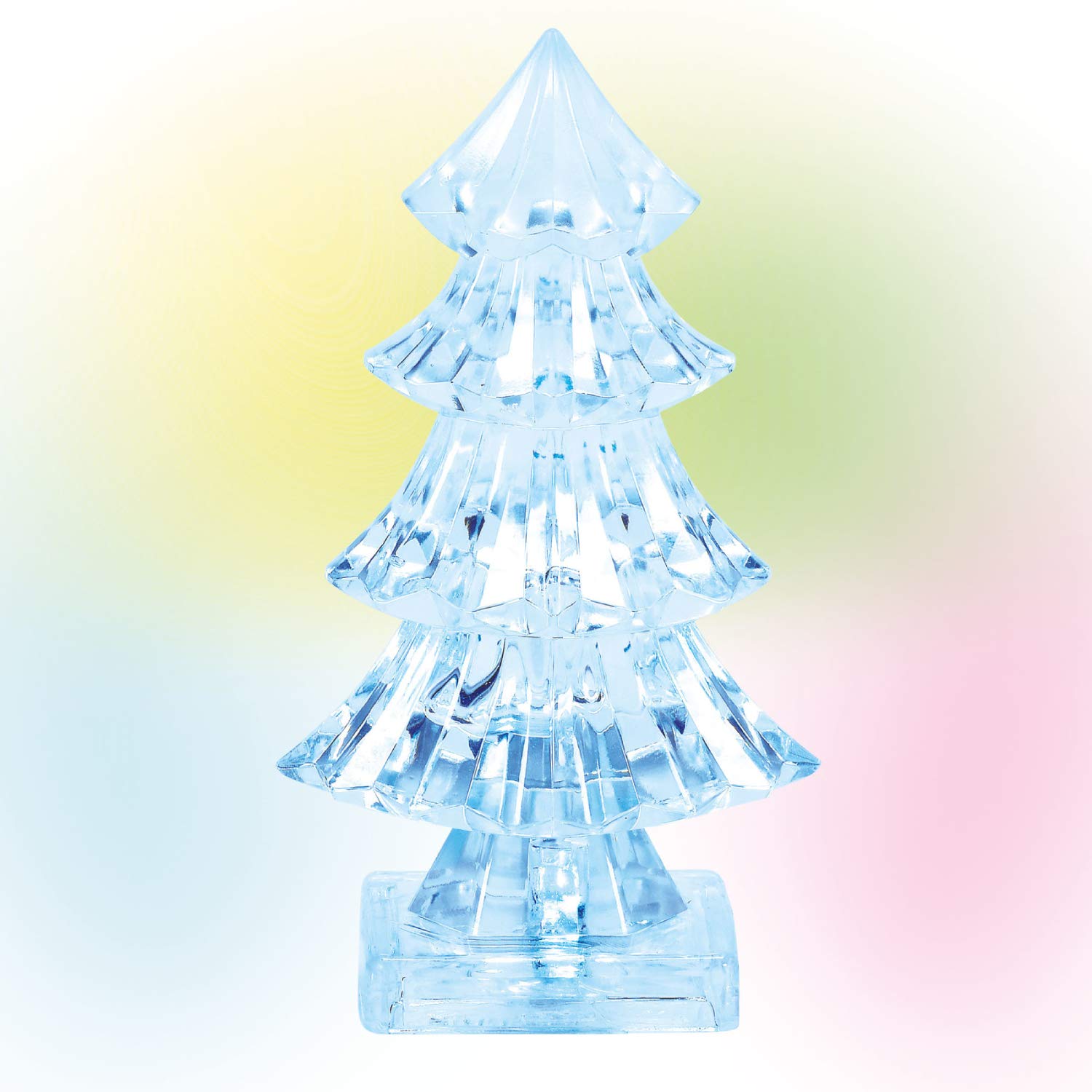 Department 56 Village Collection Accessories Ice Castle Tree Lit Figurine, 1.46 Inch, Multicolor
