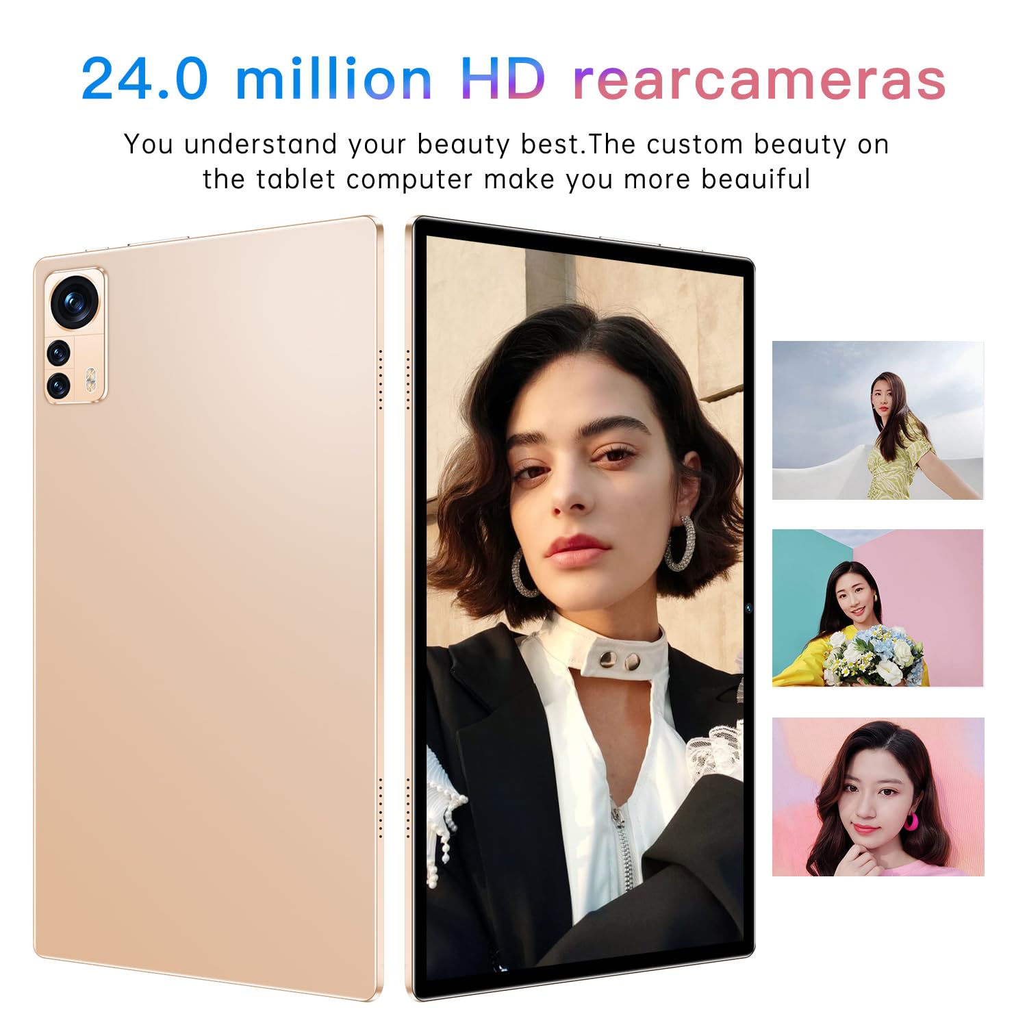deriny X12 10 inch Android Tablet,1080p Full HD,Long Lasting Battery,Dual Camera,6GB RAM 128GB ROM,Dual SIM,WiFi,GPS,Bluetooth,Fire HD Kids Tablet,Widely Compatible with App(Gray)