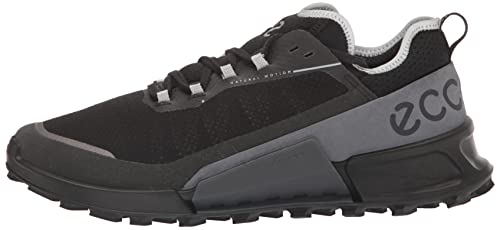 ECCO Men's Biom 2.1 Low Textile Trail Running Shoe, Black/Black/Magnet, 6-6.5