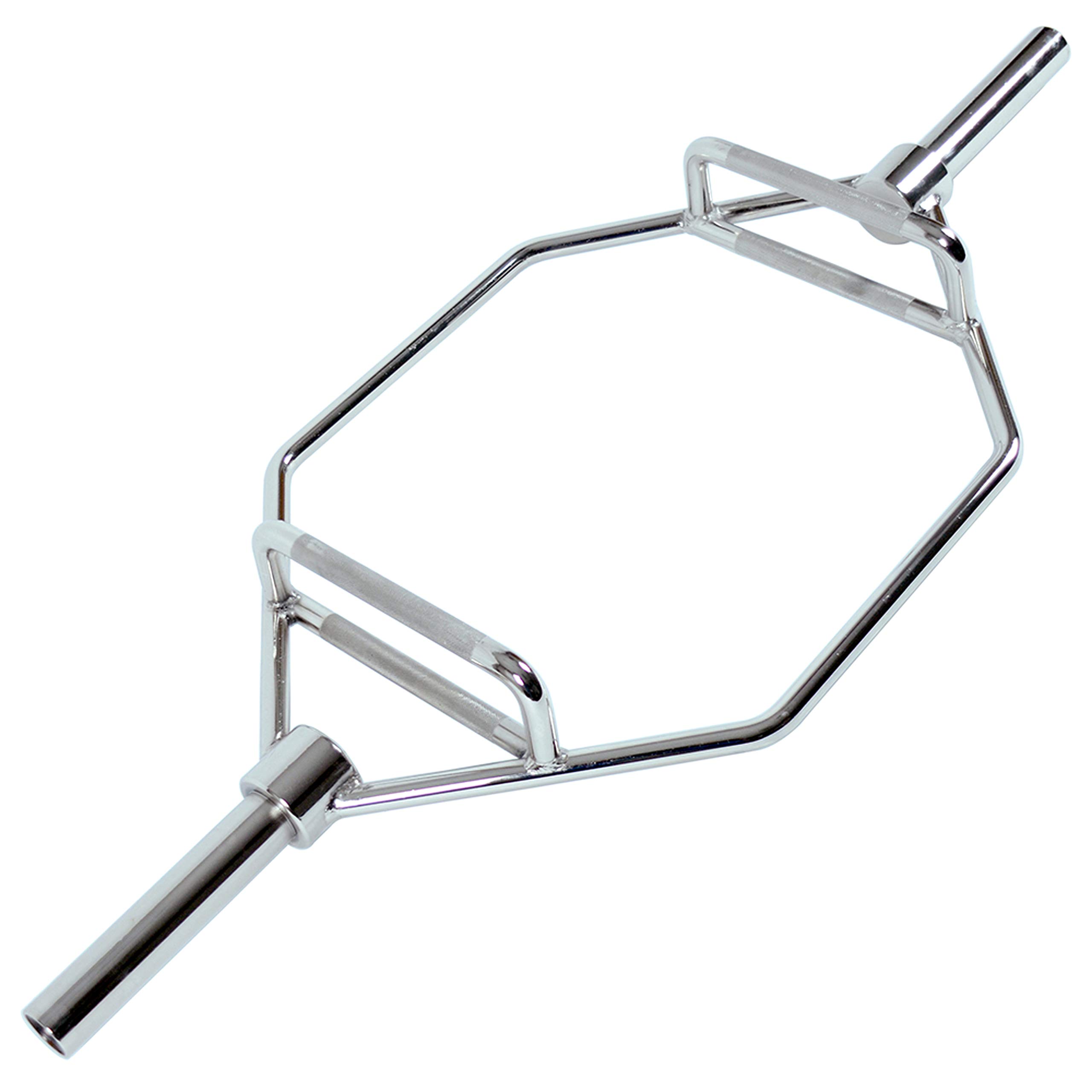 Sunny Health & Fitness Olympic Hex Bar, Weight Training Trap Bar for Deadlifts and Shrugs