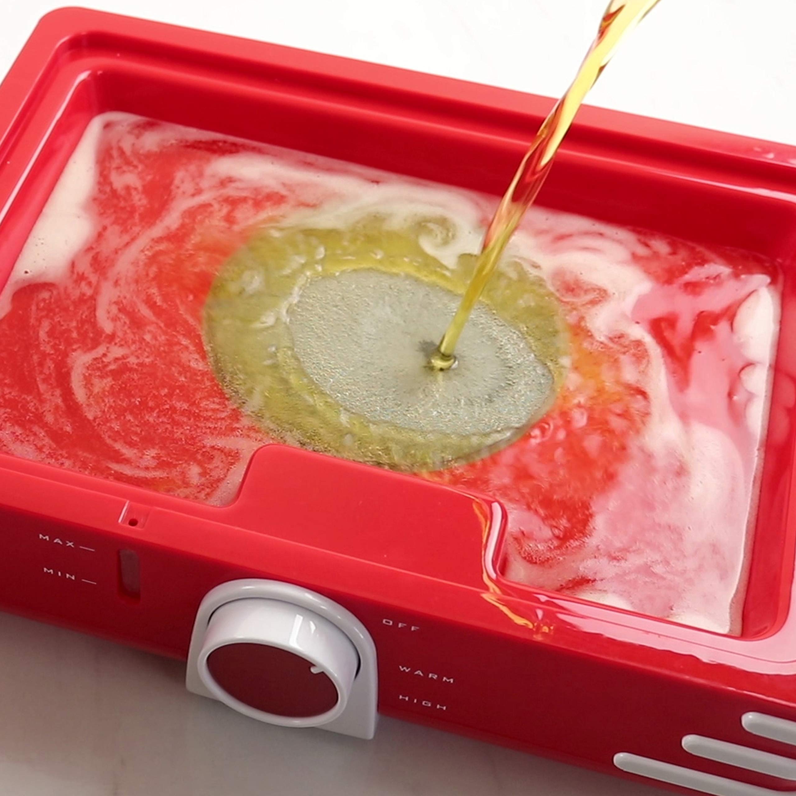 Nostalgia Extra Large Diner-Style Coca-Cola Hot Dog Steamer and Bun Warmer, 24 Hot Dog and 12 Bun Capacity, Steam Bratwursts, Sausages, Vegetables, Fish, Dumplings, Red