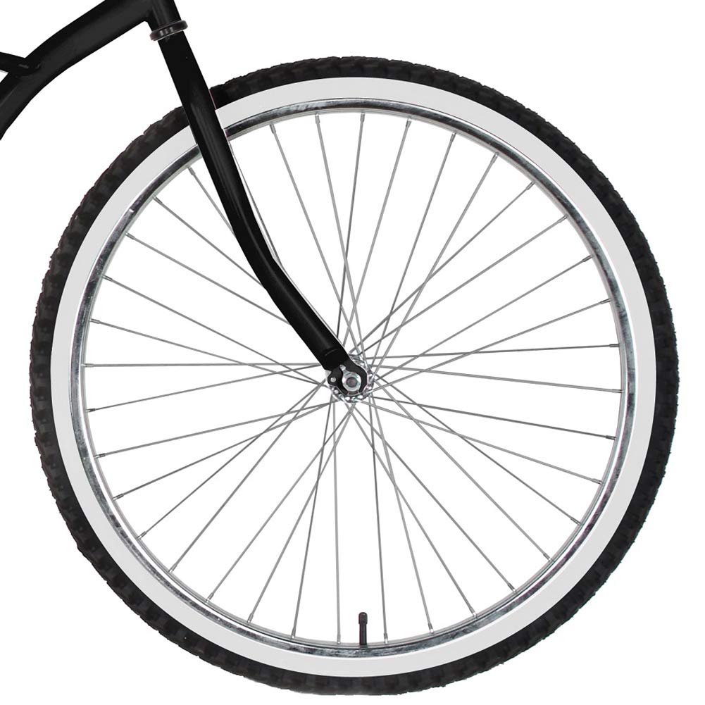 Cycle Force Cruiser Bike, 26 inch Wheels, 18 inch Frame, Men's Bike, Black