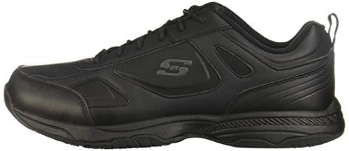 Skechers Men's Dighton Athletic Work Food Service Shoe, Black, 9 Wide