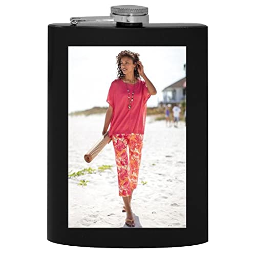 FC Carino B35Y22D63W0307608M07T32C02S27-8oz Black Hip Alcohol Drinking Flask PDI #PIDP307608
