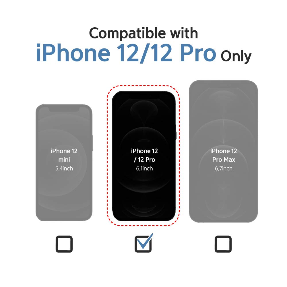 Design Skin Slider Designed for iPhone 12/12 Pro Case (2020), Card Storage Holder Heavy Duty Bumper Protection Cover Slim Wallet Cover Compatible with iPhone 12/12 Pro Case Black