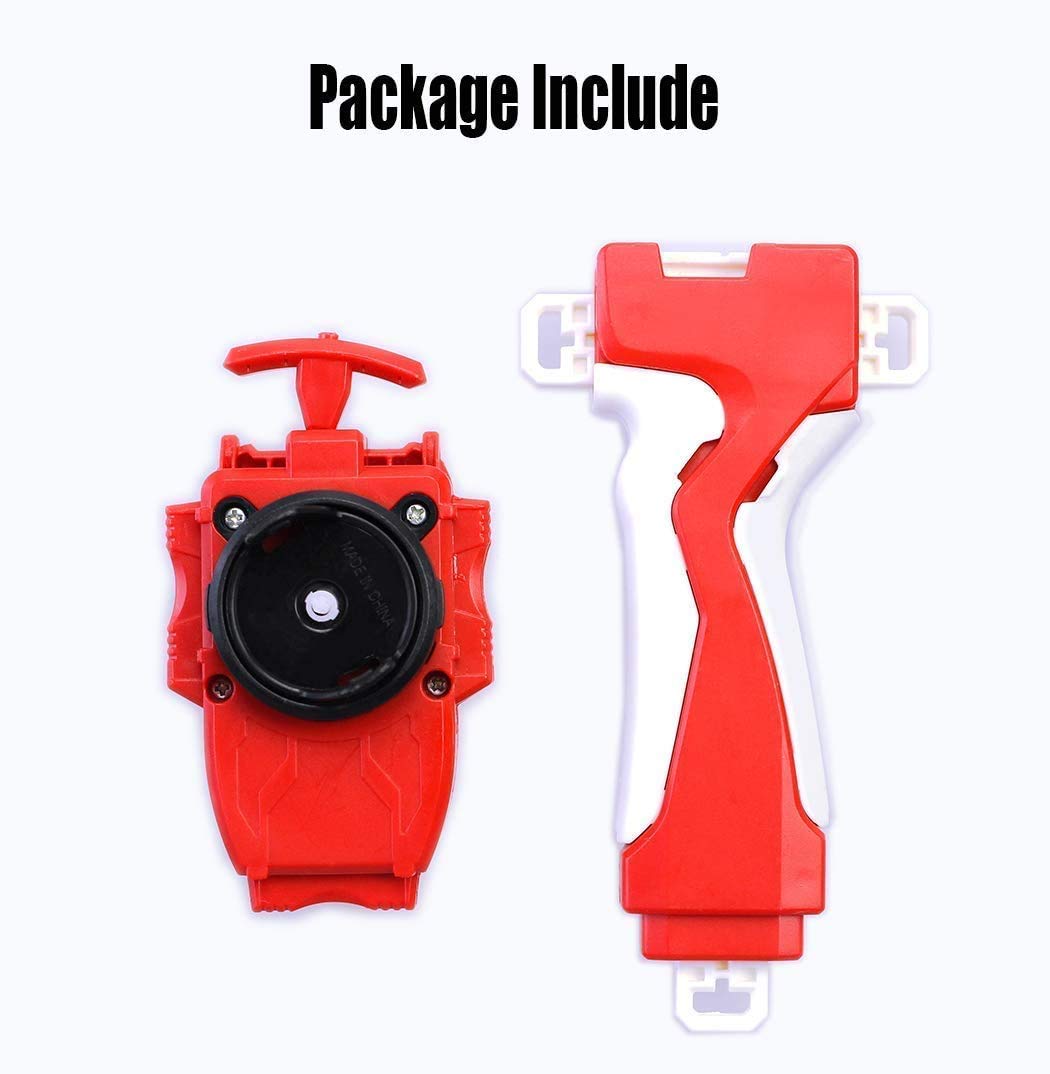 CLeternal Bey Burst String Launcher and Grip, Metal Fusion Burst Starter String Launcher, Strong BeyLauncher Spining Top Toys Accessories