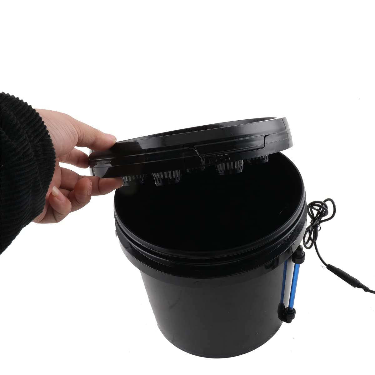 CYJZWOH Plant Nursery Pots with Humidity Dome Soft Transparent Plastic Gardening Pot Hydroponic Growing Kit, Planting Containers Cups Planter Small Starter Seed for Seedling