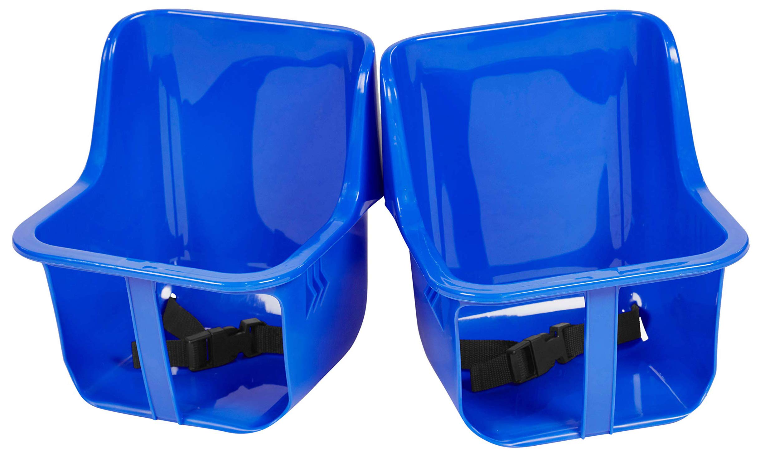 Factory Direct Partners 10353-BL Interactive Children"s Table Replacement Kit - 2 Toddler Bucket Seats and 2 Safety Straps for Baby Activity Table - Blue