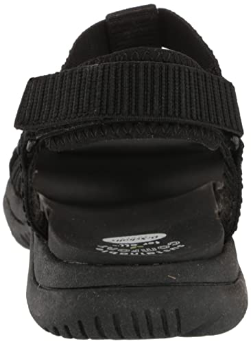 Dr. Scholl's Shoes Womens Adalia Sport Sandal Black Fabric 6.5 M