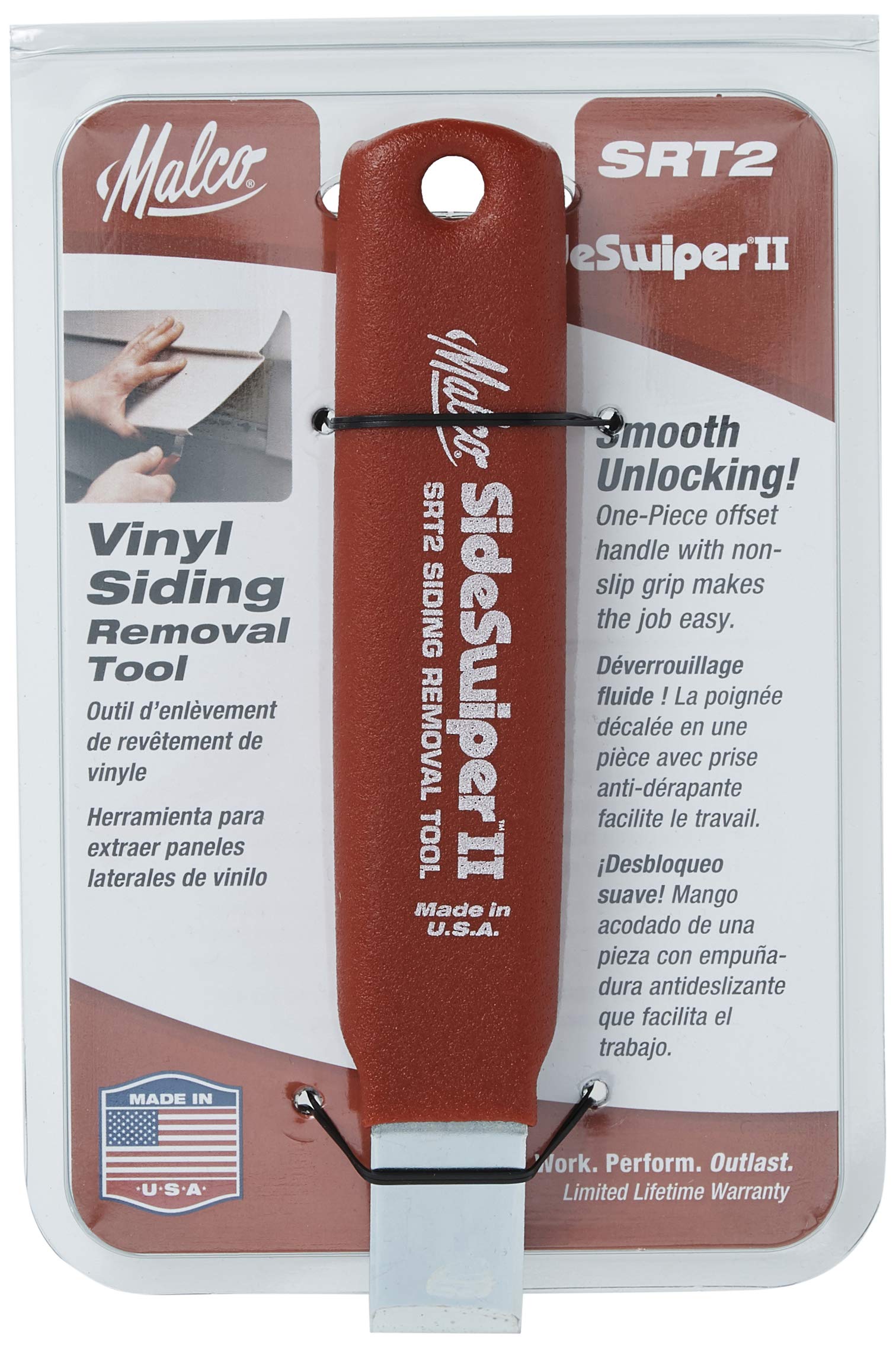 Malco SRT2-2 Siding Removal Tool , Red