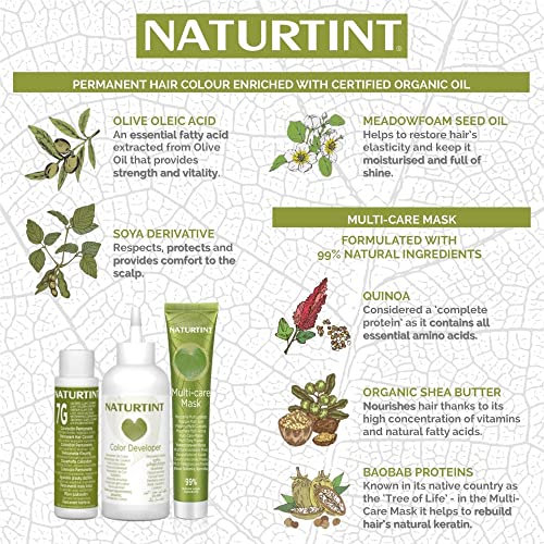 Naturtint Hair Color Permanent, 5G Light Golden Chestnut, 5.75 Fl Ounce