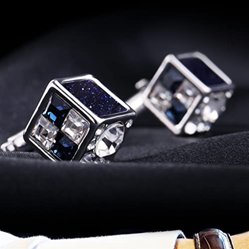 GPPZM Cufflinks Men's French Suit Shirt Cuff Stud Business Gentleman Accessories Cuff Button Tie Clip Set