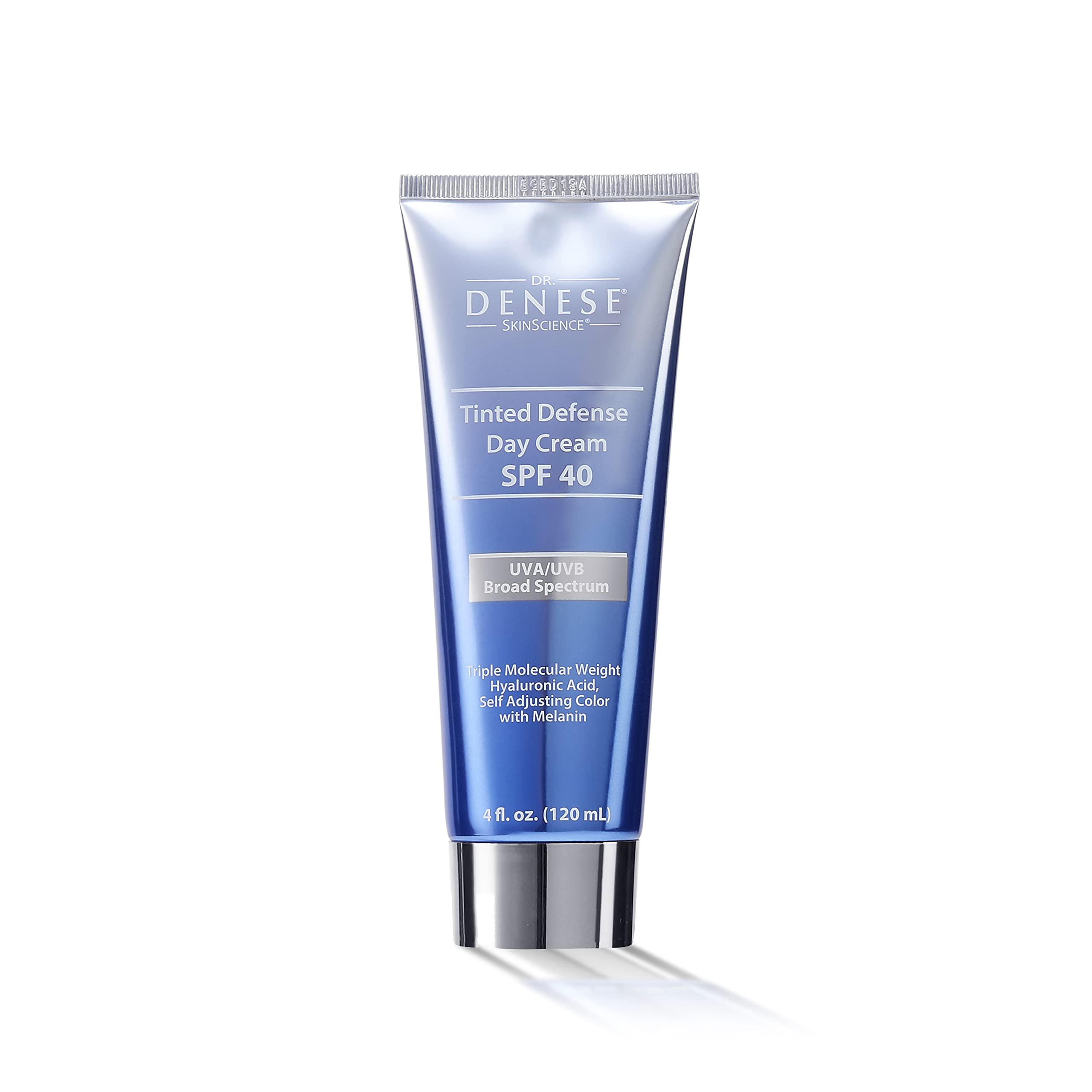 Dr. Denese SPF 40 Defense Day Cream, Anti-Aging BB (Beauty Balm) cream, CC (Color Correcting) cream, Universal Shade for ALL Skin Types- 4oz