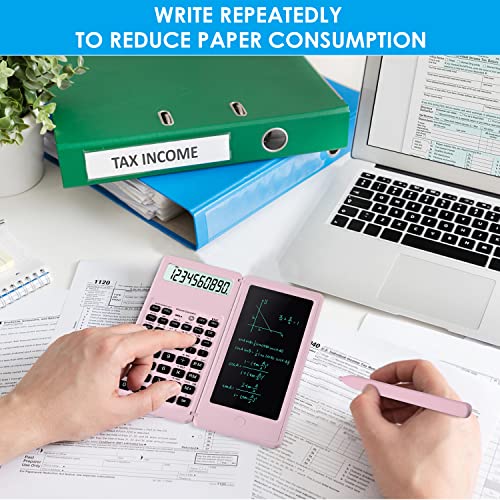 Scientific Calculators,IPepul Multi-functional Pink Kawaii Calculator with Algebra, Trigonometry, and Calculus, Suitable for Students, Teachers, &Business Professionals, lead for School supplies（Pink）