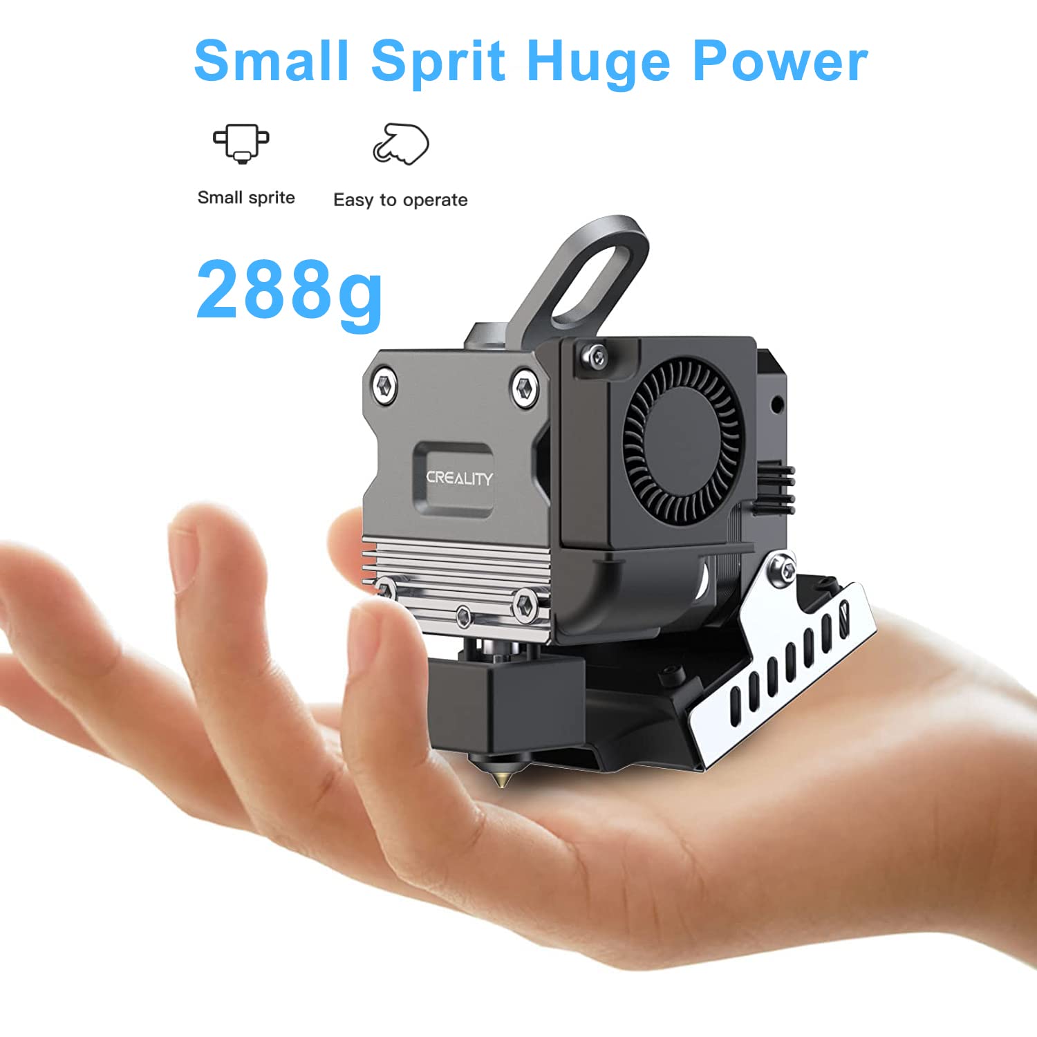 Creality Official Sprite Extruder, All Metal Dual Gear Feeding Direct Drive Extruder with 80N Stepper Motor for Creality Ender-3 S1/Ender-3 S1 Pro/CR-10 Smart Pro 3D Printer
