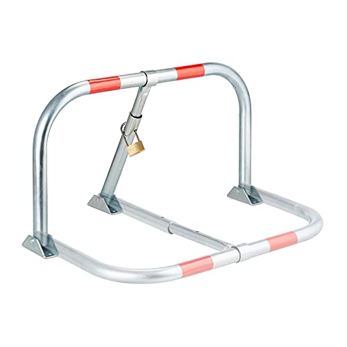 QQBAIHUO Parking Lock Folding Parking Barrier Removable Parking Space Lock Manual Parking Blocke Suitable for Family Parking Spaces, Parking Lots Parking Bracket