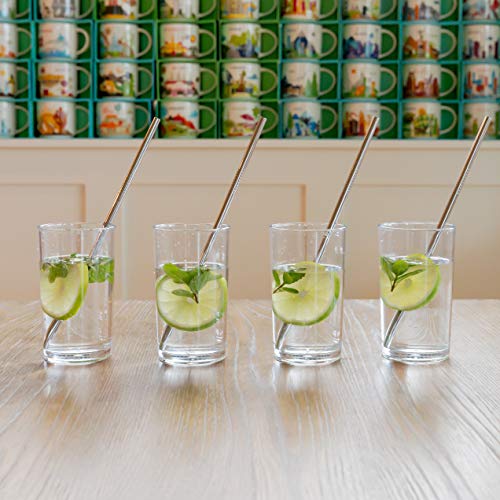 Youngever 9 Pack 9-ounce Plastic Drinking Tumblers, Plastic Glasses, Reusable Plastic Cups, Unbreakable Glasses, Drinking Glasses