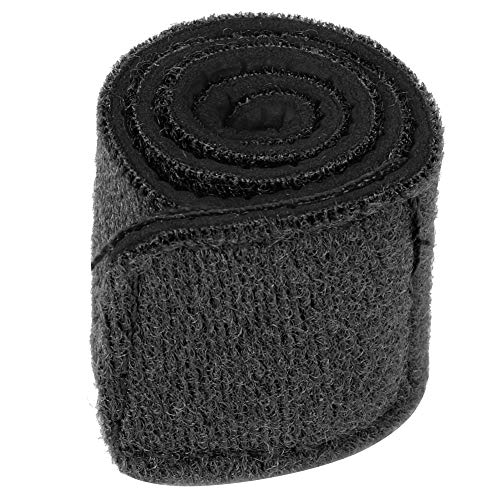 FECAMOS Fishing Accessories, High Flexibility Fishing Gear Strap Very Convenient Reusable Soft Diving Material Convenient Practical 3-5 Rods Capacity for Fishing Tools(Black)
