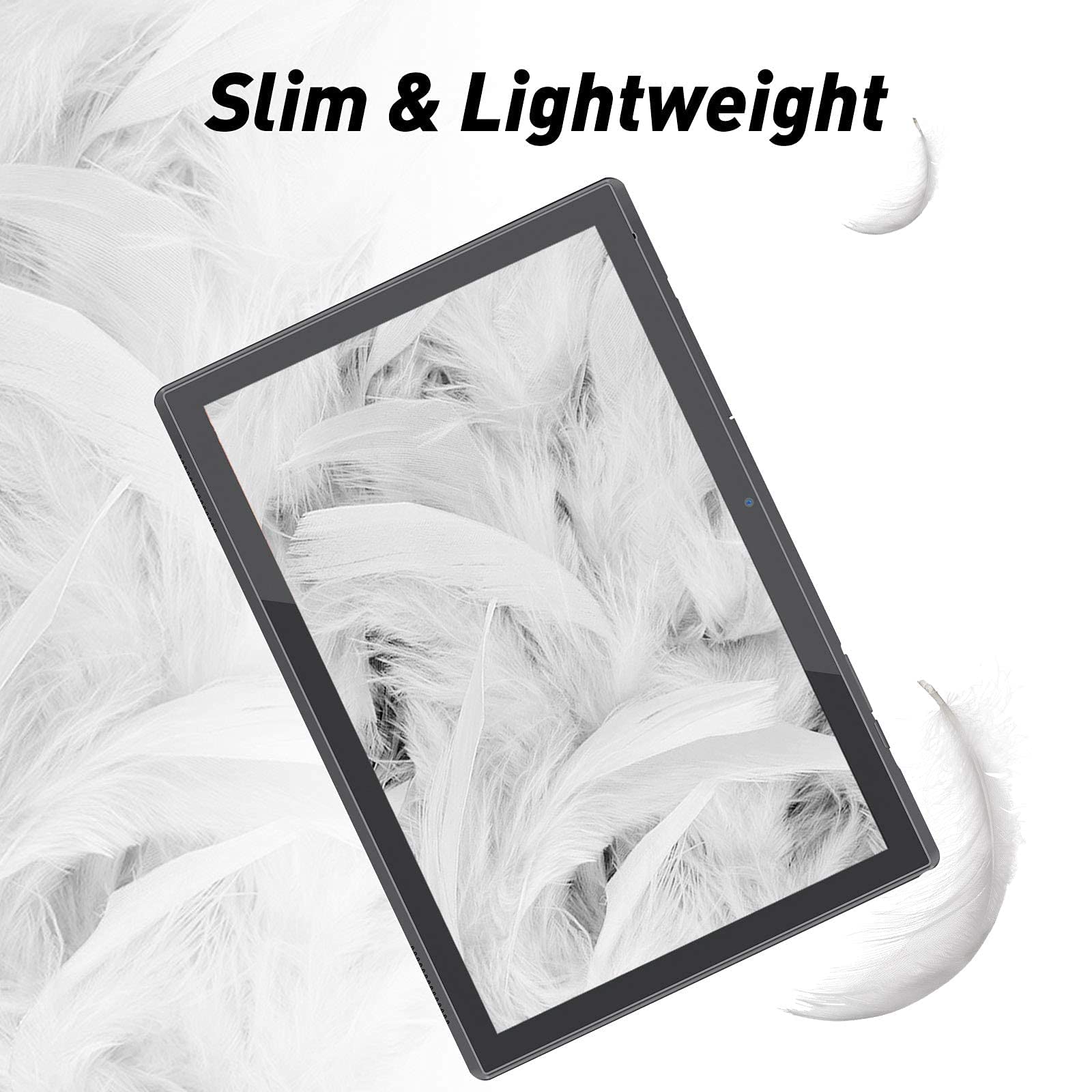 CWOWDEFU 10 Inch Tablet with Case,Android 11.0 Tablets (GMS Certified),3GB RAM 32GB ROM,6000mAh,AX WiFi 6 Tablet with 5MP+8MP Dual Camera,Quad-Core Processor and Dual Box Speakers (Black)
