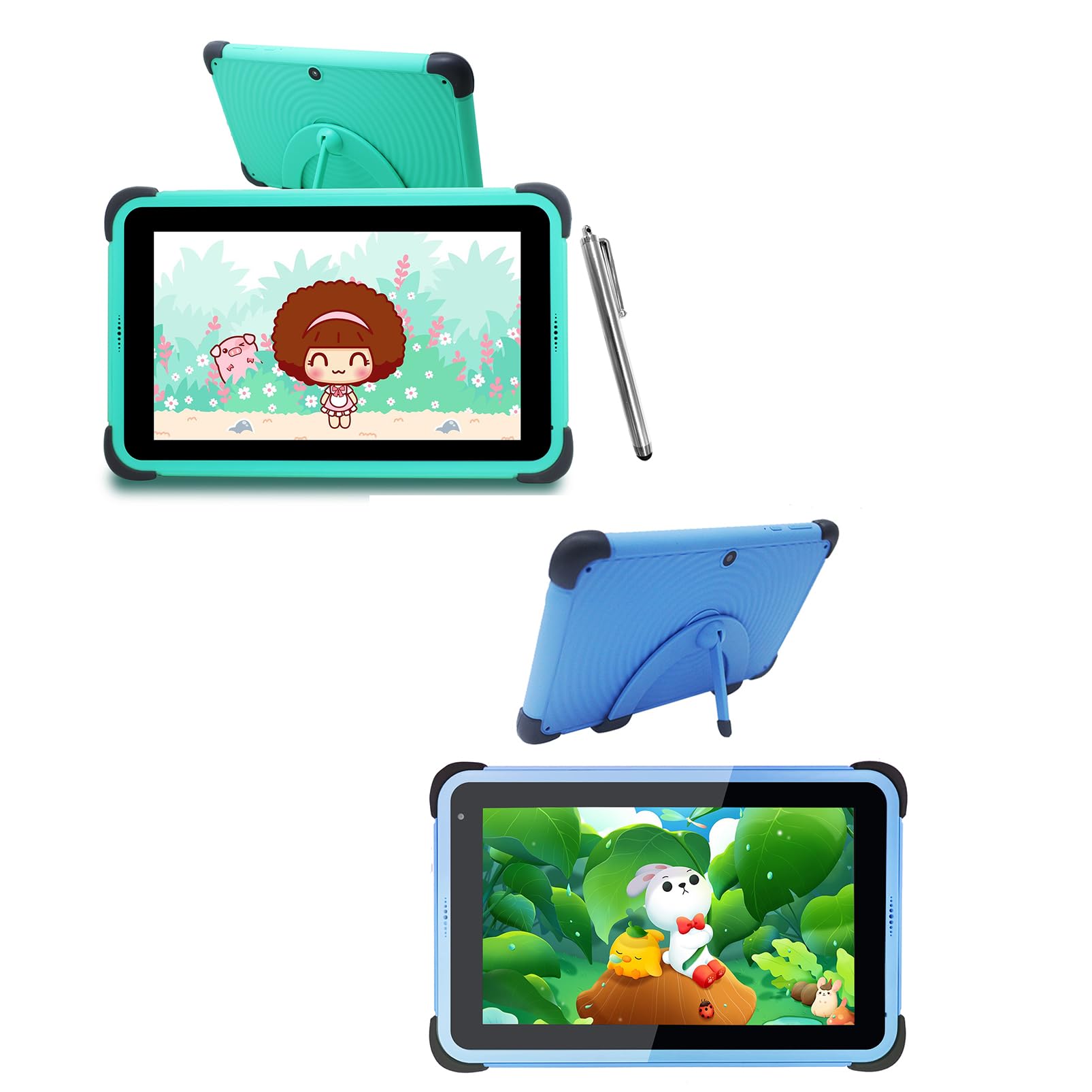 CWOWDEFU 8 HD Kids Pro Tablet Android Tablet for Kids 7 Inch