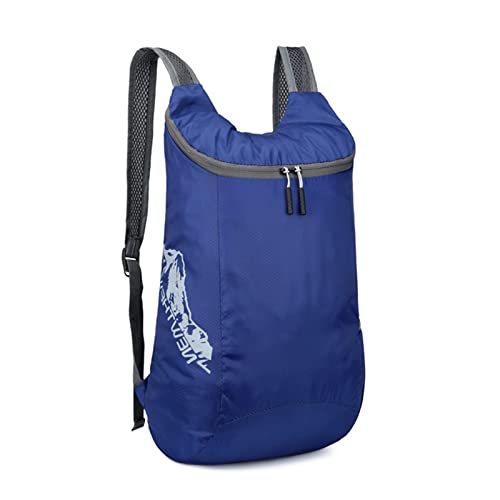 kingsea Foldable Backpack,Lightweight Packable High capacity Backpack for Travel Camping Hiking Outdoor Sports Daypack (Blue)