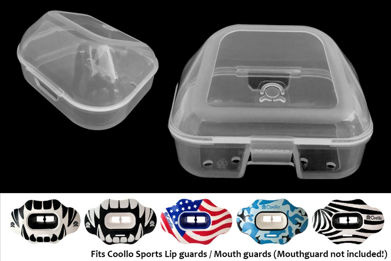 COOLLO SPORTS Mouth Guard Case Lip Guard Mouthpiece Case for Most Brand Mouthguard (Lip Guard Case/1pc)