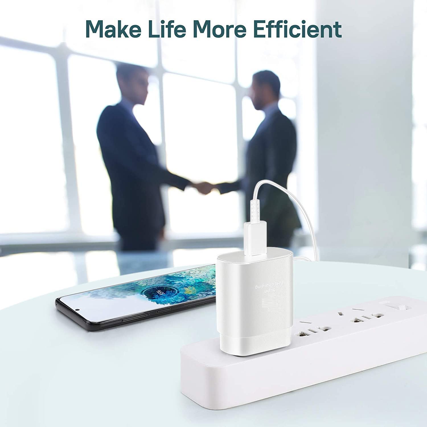DESOFICON iPhone 15 14 Charger Fast Charging,3 Pack [Apple MFi Certified] PD 20W USB C Block & 6FT Type to Lightning Charging Data Sync Cable for 13 12 11 XS XRx8 iPad,White (XHD-PD20W)