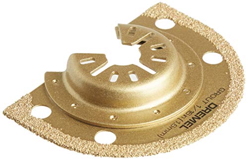 Dremel MM501 1/16-Inch Oscillating Multitool Blade for Grout Removal, Fast Cutting Carbide Accessory - Universal Quick- Fit Interface Fits Bosch, Makita, Milwaukee, and Rockwell
