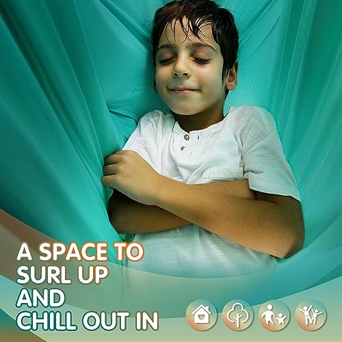 Sensory Swing Indoor Outdoor for Kids, Therapy Swing for Kids, Swing Hammock for Child & Adult with Autism(Double Layer)