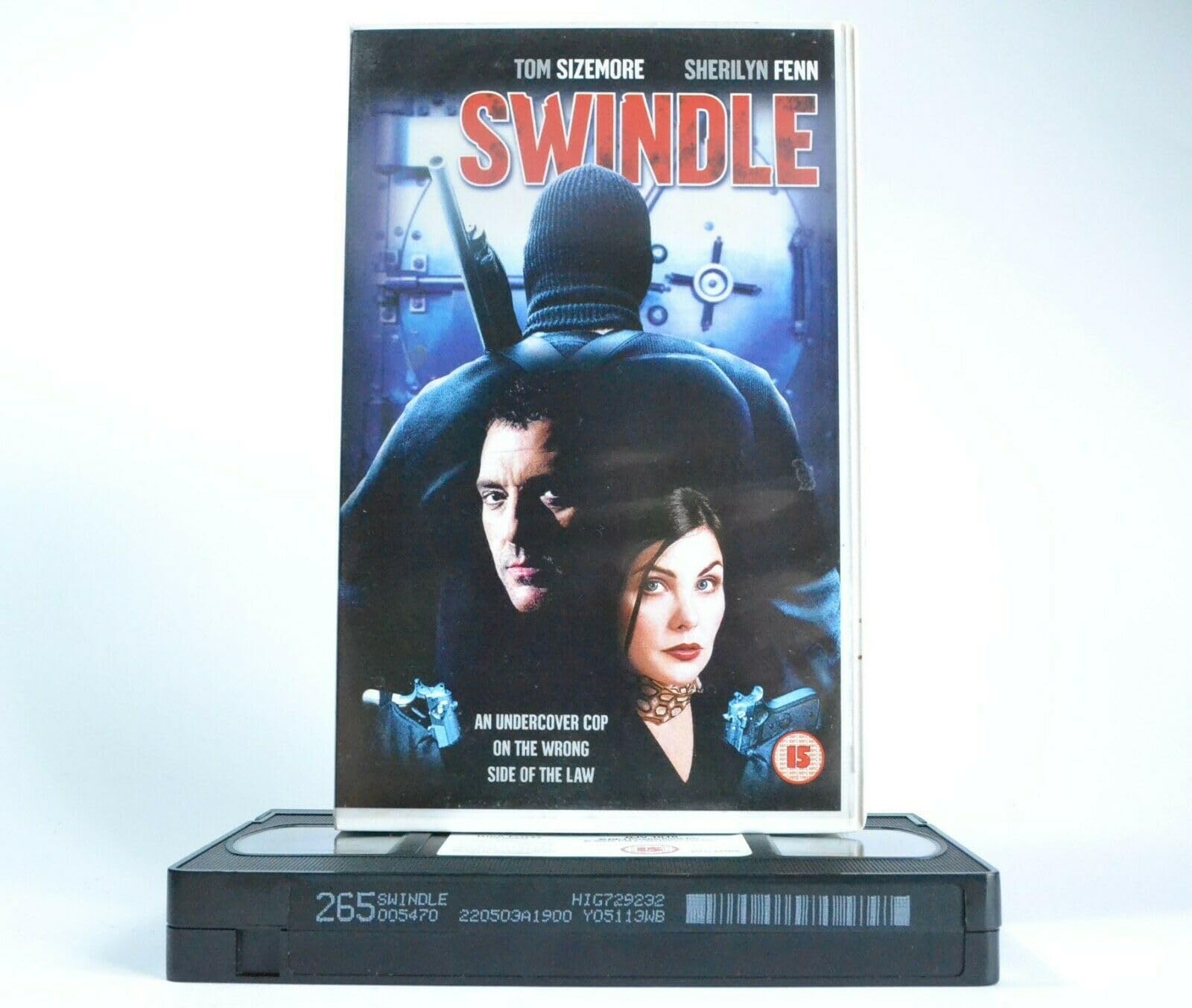 Swindle (2002): Crime Thriller - Large Box - Tom Sizemore/Sherilyn Fenn - VHS