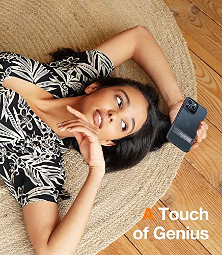 TORRAS iPhone 14 Pro Max Case with Stand [10 Ft Military Drop Protection] [3 Stand Ways Built-in Kickstand] Shockproof Slim Translucent Matte iPhone 14 Pro Max Phone Cases 6.7 '' 2023, Black