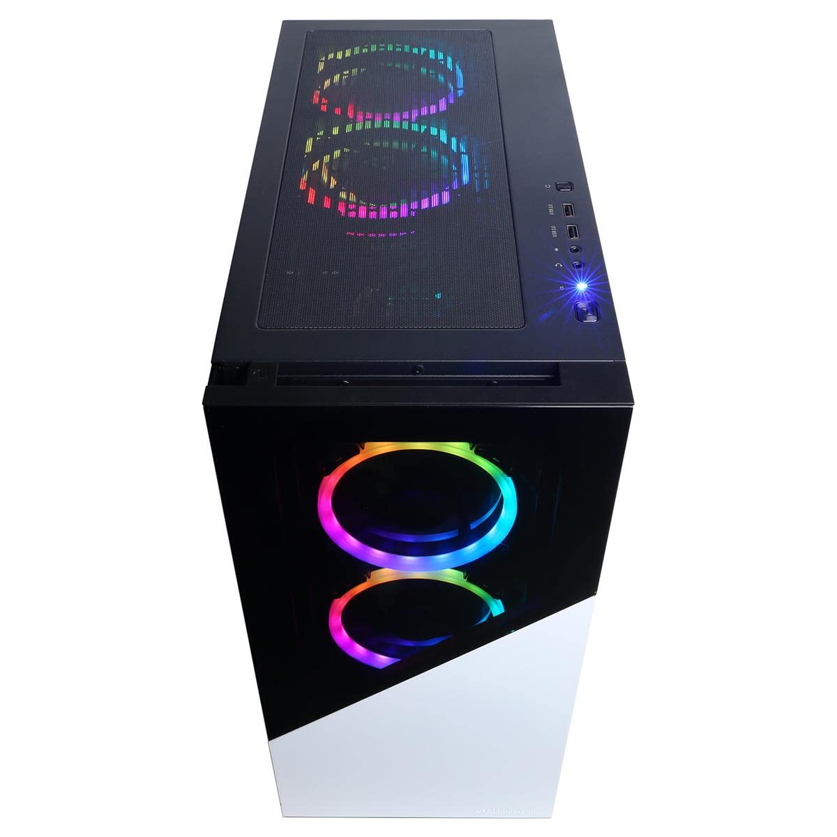 CyberPowerPC Gamer Supreme Liquid Cooled Gaming Desktop Computer, AMD Ryzen 9 7900X 4.7GHz, 16GB RAM, 2TB SSD, NVIDIA GeForce RTX 4070 12GB, Windows 11 Home, White