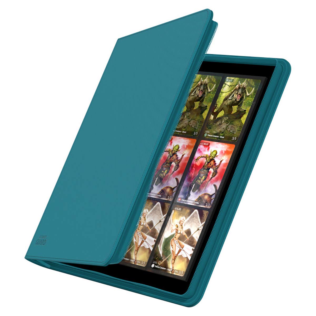 Ultimate Guard Zipfolio 480 β 24 Pocket XenoSkin (Quadrow) Petrol
