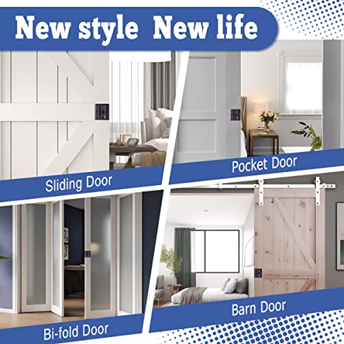 HOMOTEK Privacy Sliding Door Lock with Pull Oil Rubbed Brass- Replace Old Or Damaged Pocket Door Locks Quickly and Easily, 2-3/4”x2-1/2”, for Door Thickness for 1-3/8”