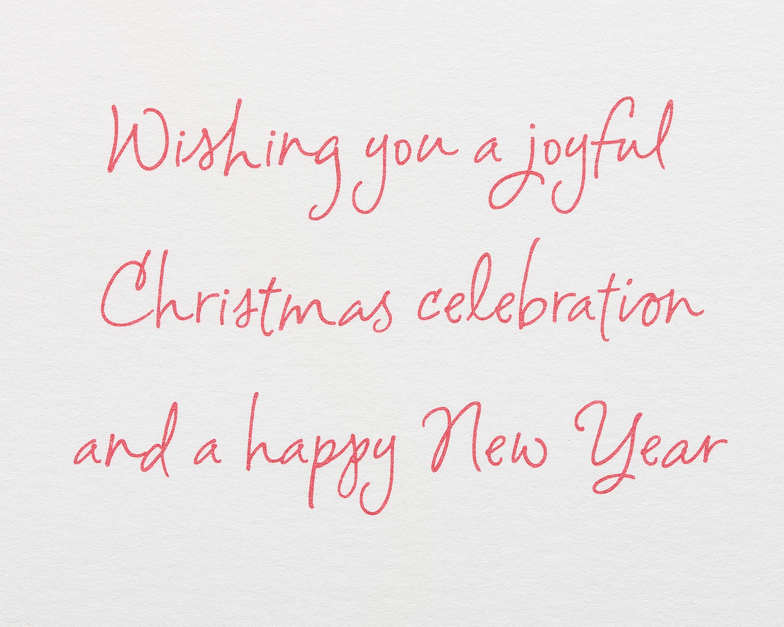 Papyrus Boxed Christmas Cards with Envelopes, Joyful Christmas Celebration, Tree (16-Count)