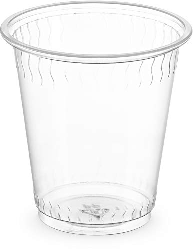 PLASTICPRO 3 oz Disposable Plasic Clear Drinking Cups [200 Count]