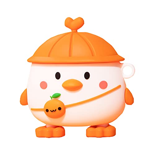 LALAPOPO for Cute AirPods Pro Case Cover, Cartoon Fun Funny Lovely Duck Shape Design Fashion Cases for Boys Girls Kids Teen for Air pods Pro