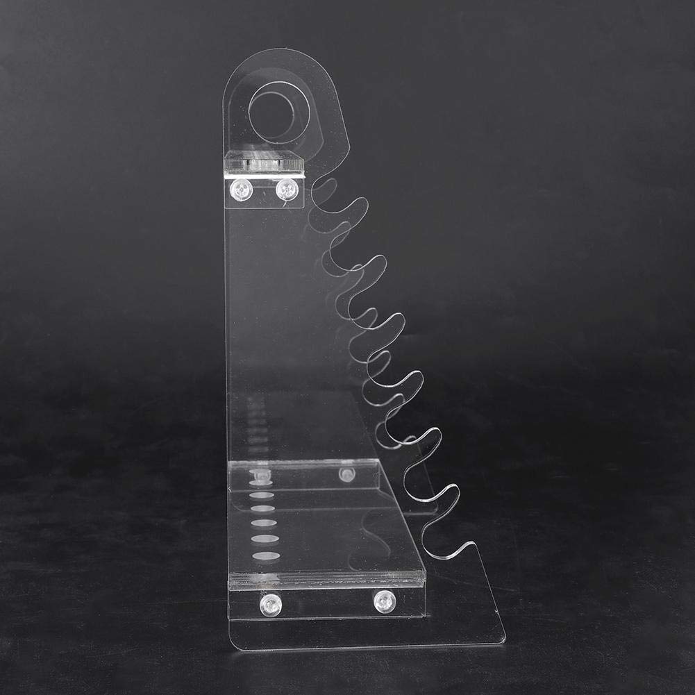 Pipette Rack, Organic Glass Trapezoid Pipette Supporting Holder 1.5cm Hole Diameter Pipette Rack for Experiment