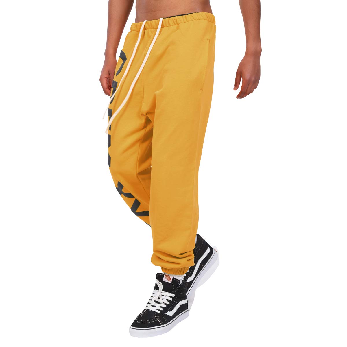 cpfm.xyz Yoga Joggers Sweatpants Outdoor Original Print Lounge Pants Yellow
