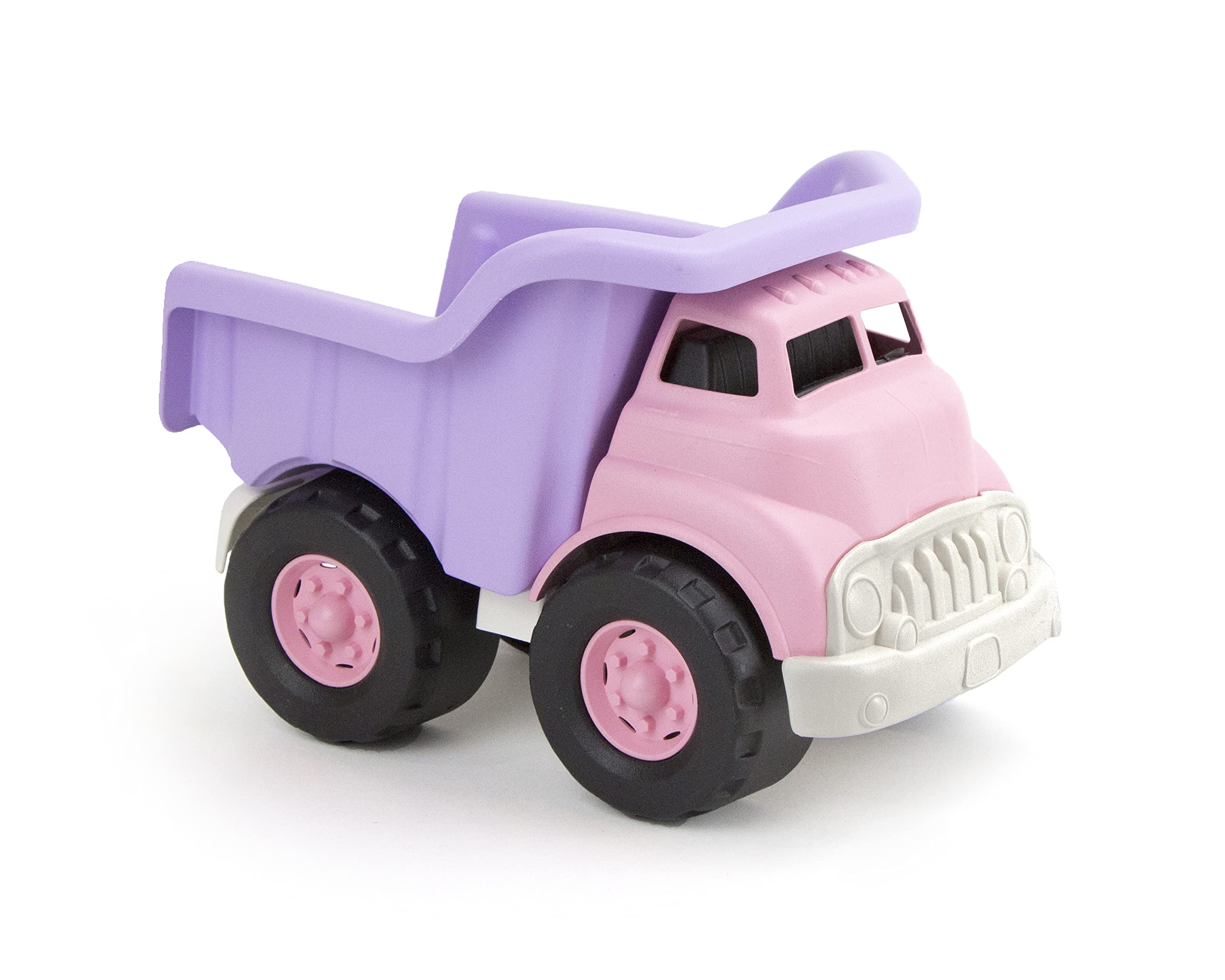 Green Toys Dump Truck Pink and Race Car Pink Bundle