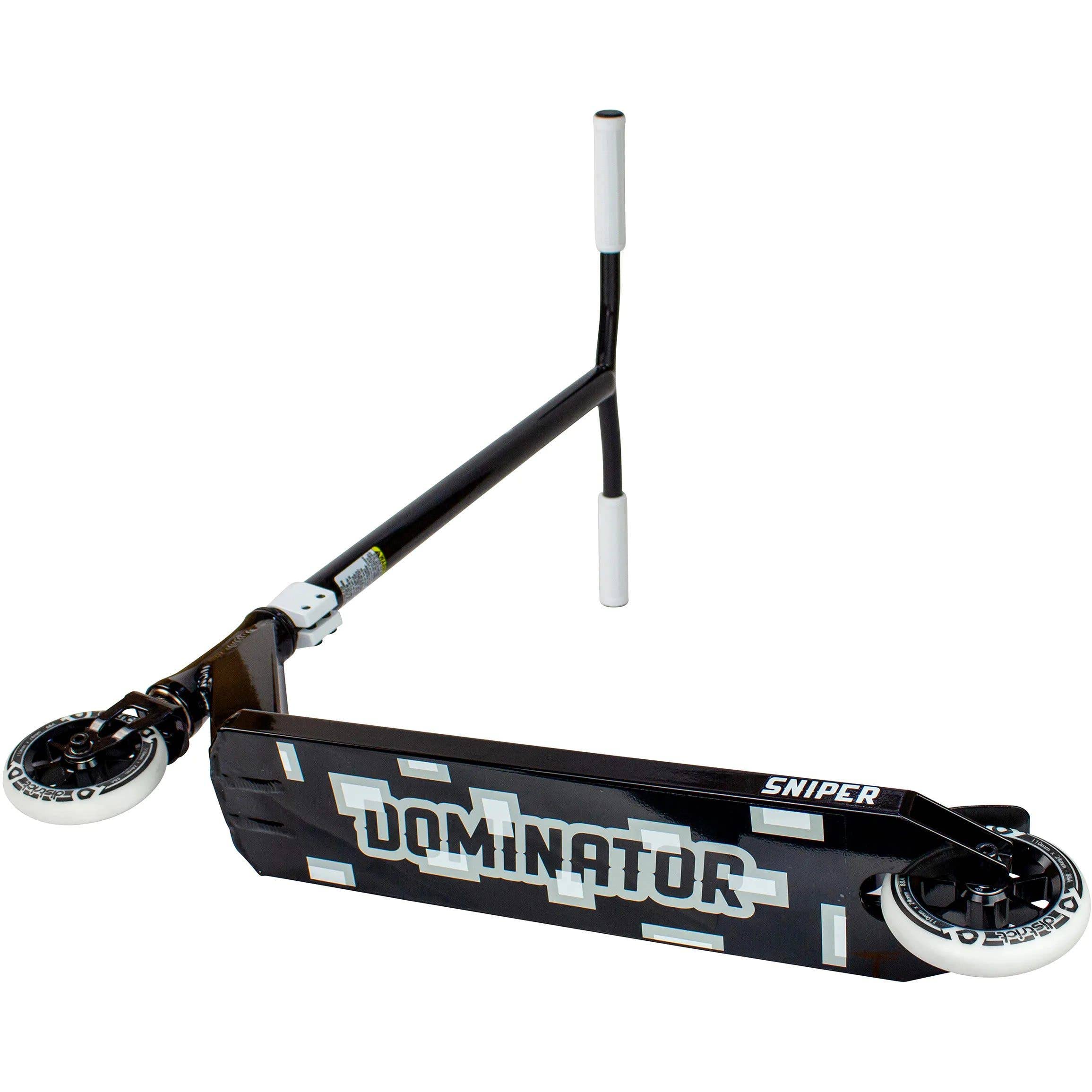 Dominator Sniper Complete Pro Stunt Scooter (Black/White)