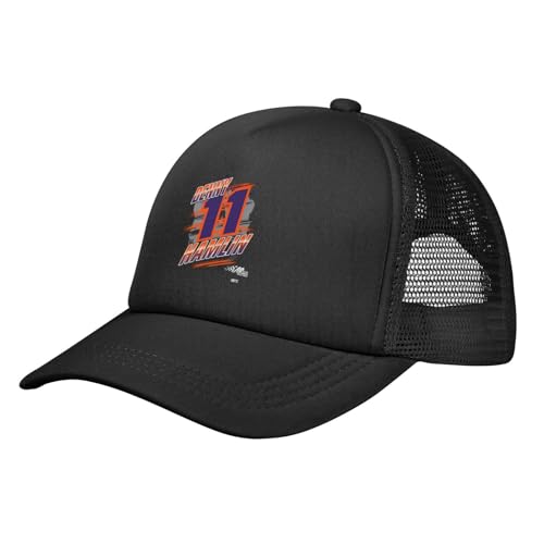 Denny Hamlin 11 Men's Adjustable Mesh Back Cap Curved Bill Snapback Mesh Baseball Cap Breathable Sun Hat