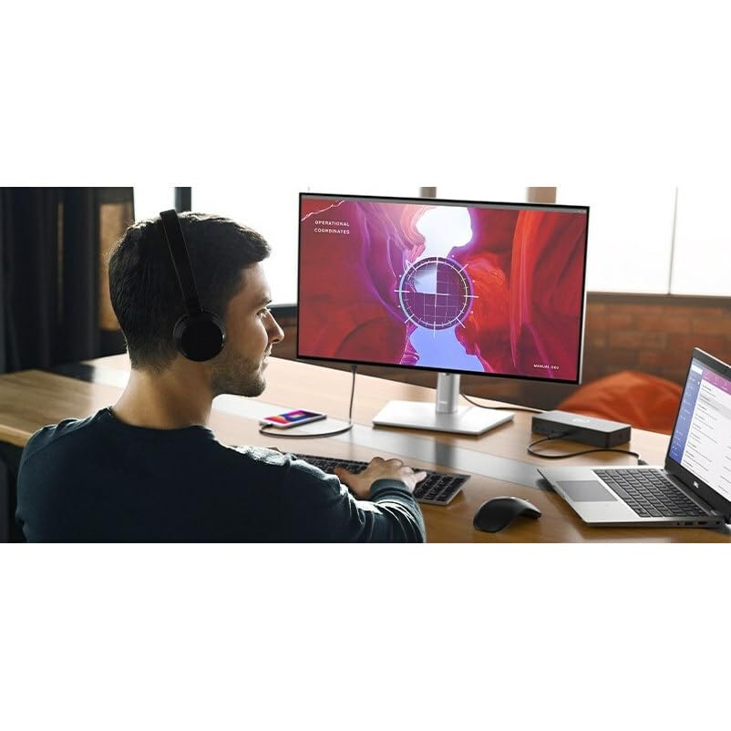 Dell UltraSharp U2422H 23.8" LCD Monitor, Silver