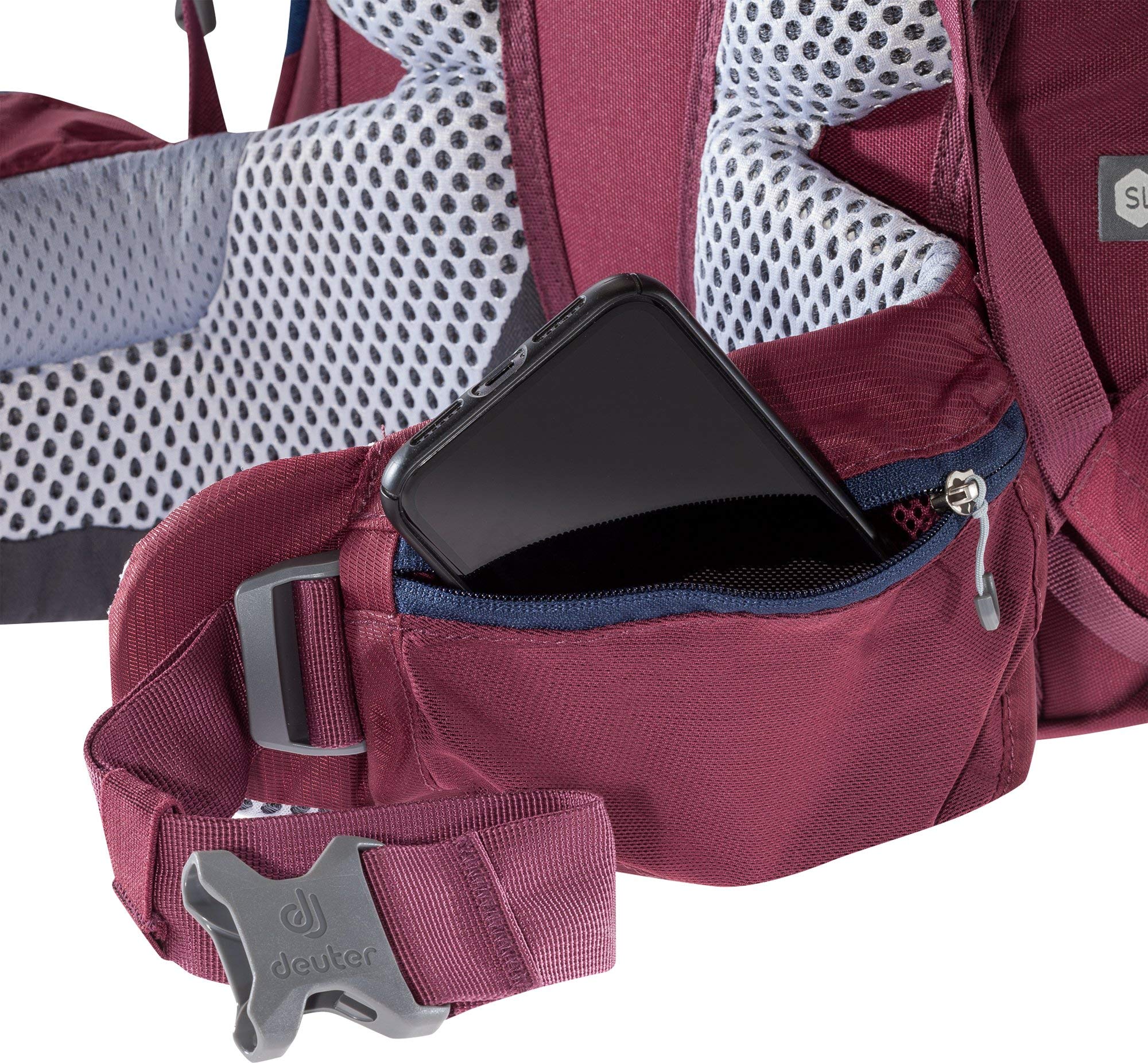 Deuter Unisex Adult Casual Daypack, Midnight-Maron, US 7 7/8 (hat 7 7/8)