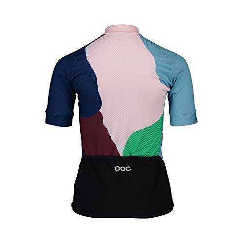 POC, Women's Essential Road Print Jersey, Color Splashes Multi Opal/Basalt, XLG