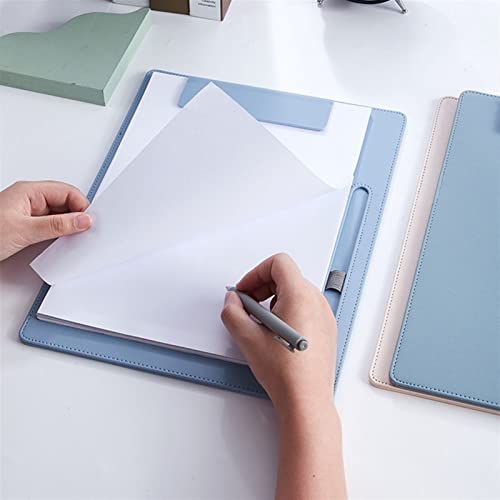 KIZQYN Report Covers A4 Business Pad Folder Board Exam Writing Board Pad Board Special Clip Book Stationery Writing Pad Cardboard Signature File folders (Color : A4-Grey)