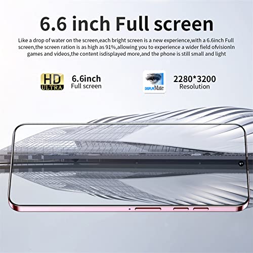 fannay 4GB 64GB Smartphone, S23 Ultra 6.6 Inch Smartphone Quad Core CPU 8MP 24MP Camera for Business Use (US Plug)